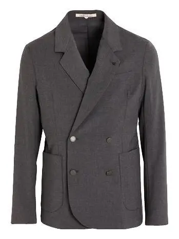 MESSAGERIE Blazer In Wool, Viscose, And Elastane - Grey