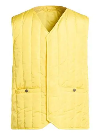 Montedoro Quilted Sleeveless Vest - Yellow