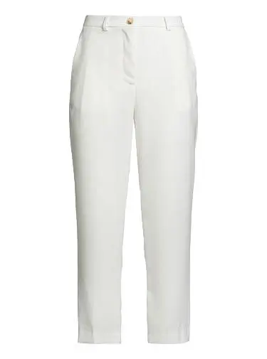 VICOLO Crepe Tapered Pants - White
