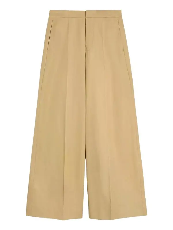 JIL SANDER Pressed-crease Trousers - Neutrals
