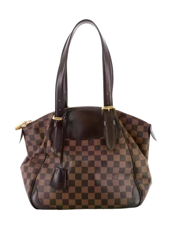 LOUIS VUITTON Verona Handbag Damier Mm Shoulder Bag - Brown
