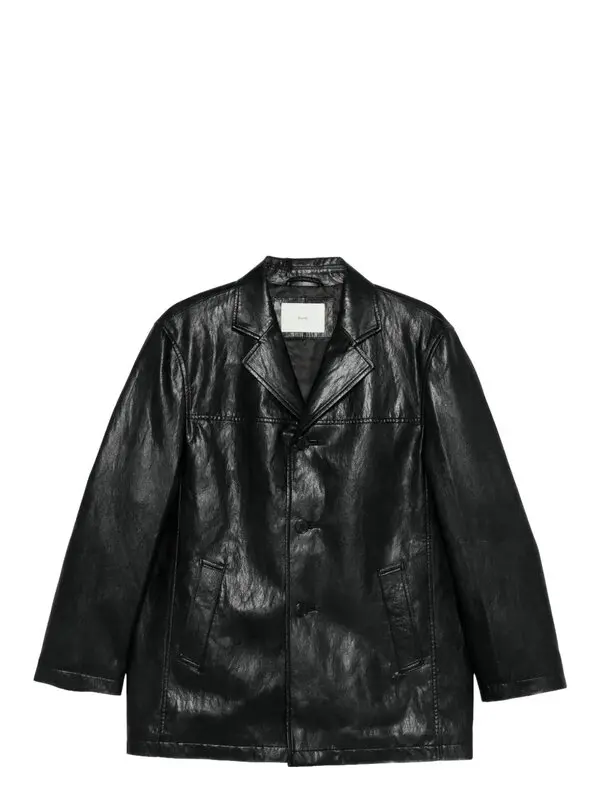 DUNST Buttoned Lapel Jacket - Black