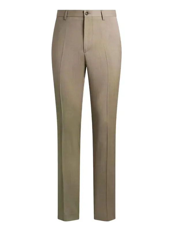 Etro Tailored Wool Trousers - Neutrals