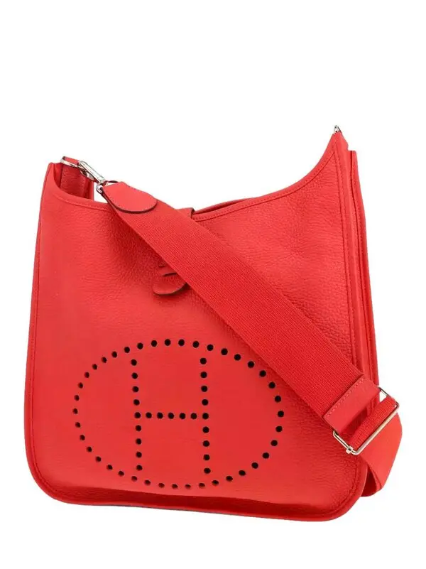 Hermès Evelyne Iii Perforated Shoulder Bag - Red