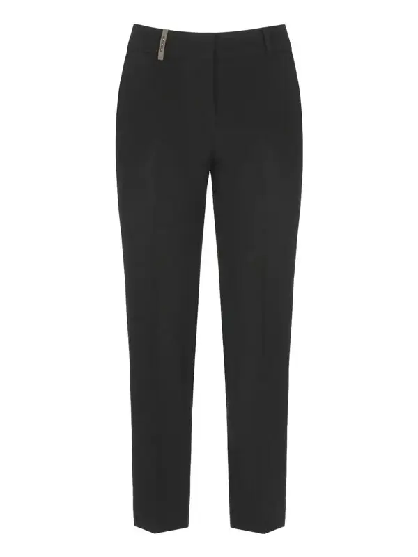 Peserico Belt-loops Trousers - Black