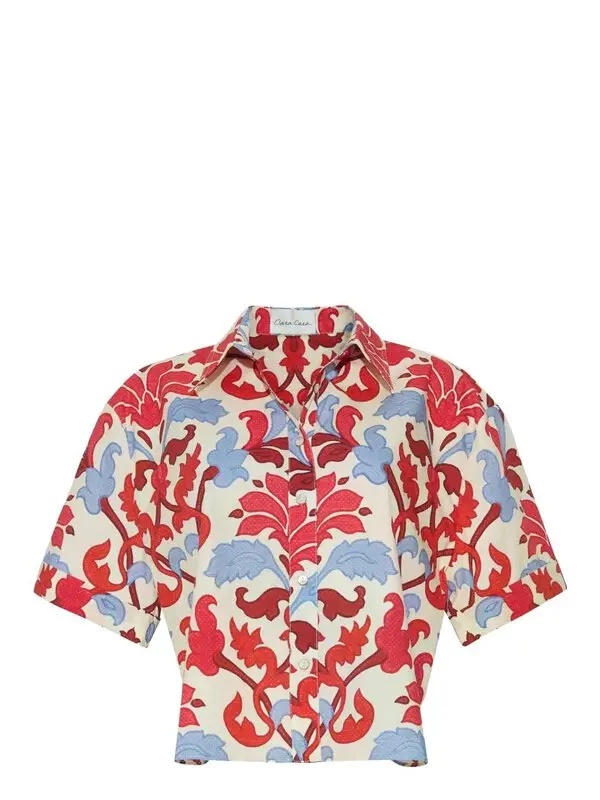 Cara Cara Calvia Floral Shirt - Neutrals