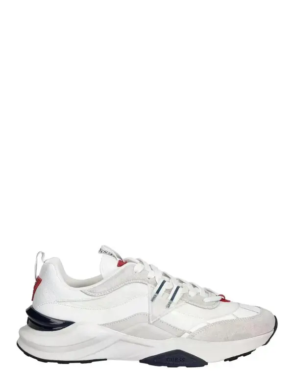 Guess Panelled Trainers - White