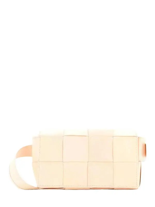 Bottega Veneta Cassette Maxi Intrecciato Leather Belt Bag - Neutrals