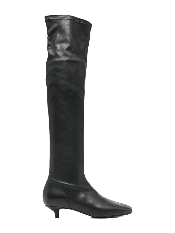 TOTEME Nappa-leather Knee-high Boots - Black
