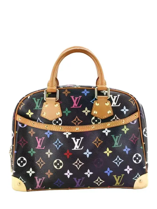 LOUIS VUITTON Trouville Handbag Monogram Multicolor Satchel - Black