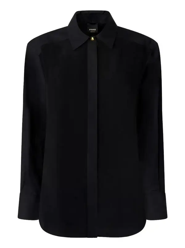 Pinko Crepe Shirt - Black