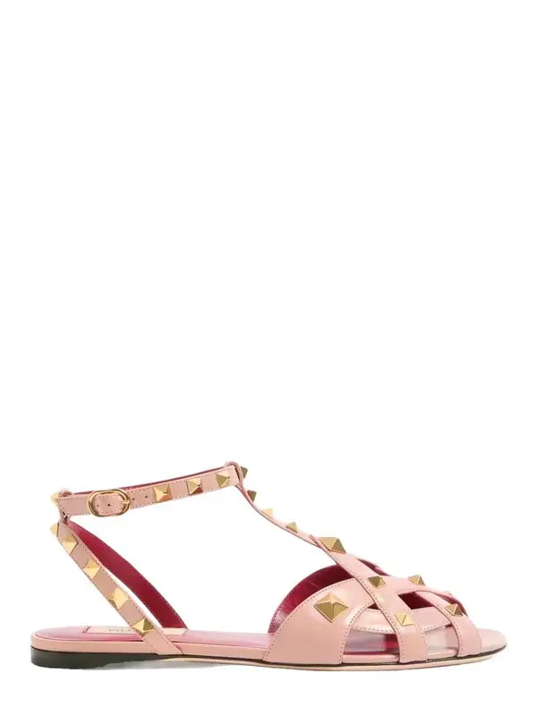 Valentino Garavani Studded Strappy Sandals - Pink