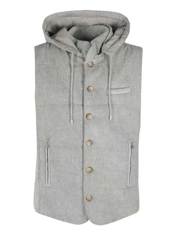 GRAN SASSO Welt-pocket Gilet - Grey