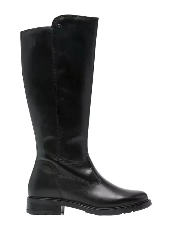 KEYS Zip Calf Leather Boots - Black
