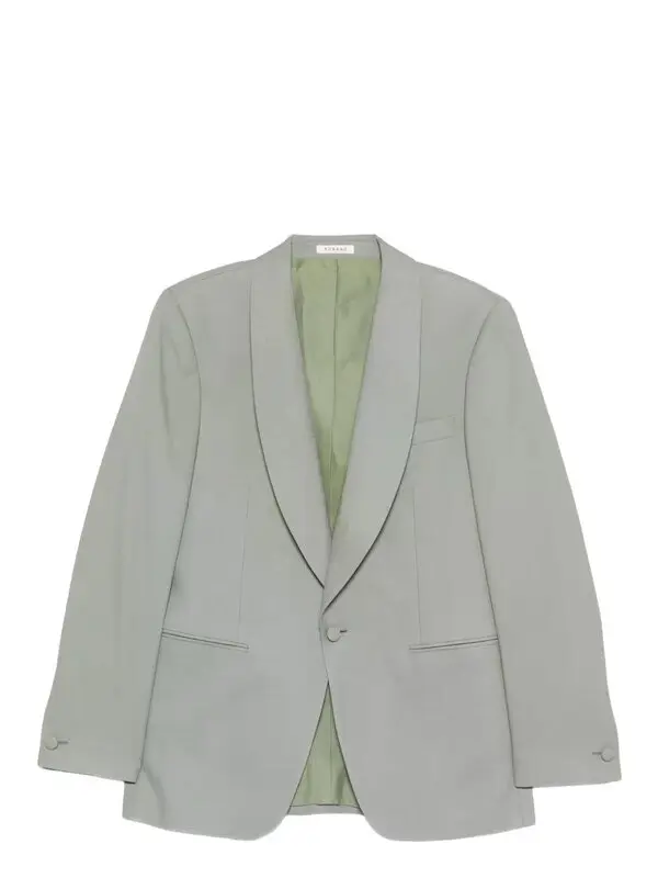 FURSAC Shawl-lapel Blazer - Green