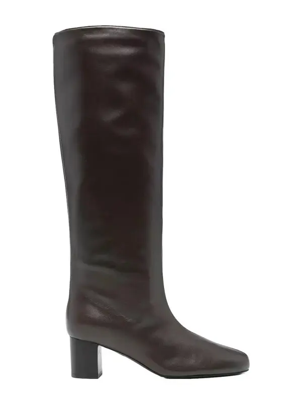 TOTEME 50mm Downtown Leather Knee-high Boots - Brown