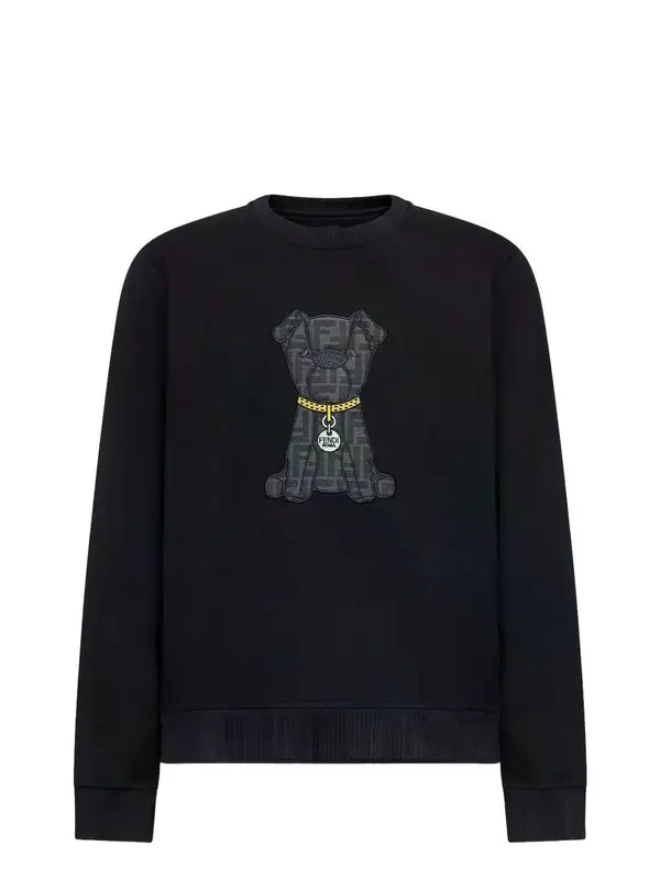 Fendi Logo Sweatshirt - Black