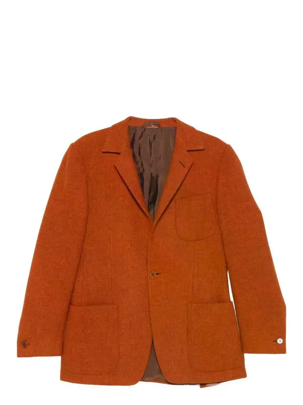 ROMEO GIGLI 1990s Single-breasted Blazer - Orange