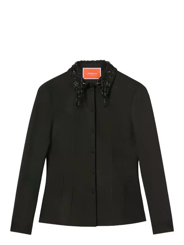 La DoubleJ Beaded Shirt - Black