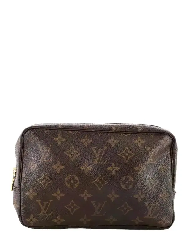 LOUIS VUITTON Trousse Toiletry Monogram Canvas 23 Pouch - Brown