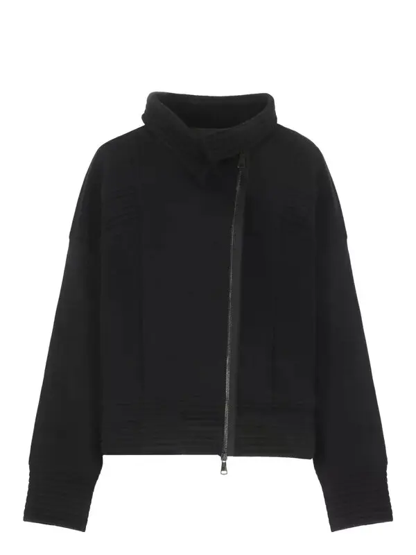 D.exterior Zip-fastening Jacket - Black
