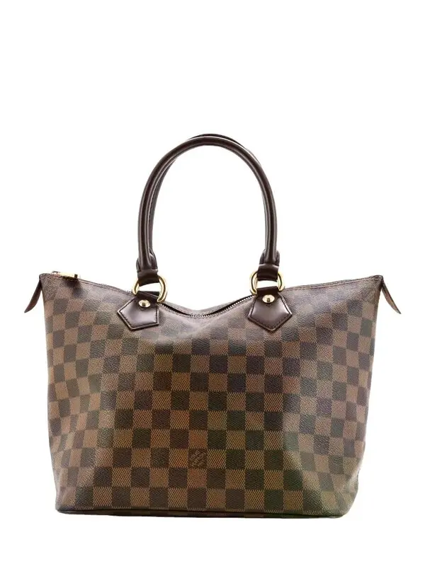 LOUIS VUITTON Saleya Handbag Damier Pm - Brown