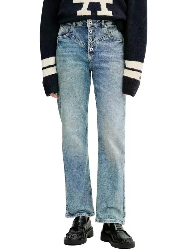 Karl Lagerfeld Button Jeans - Blue