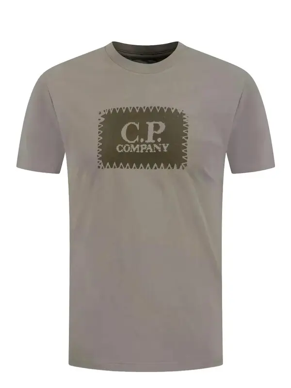 C.P. COMPANY Logo-print T-shirt - Neutrals