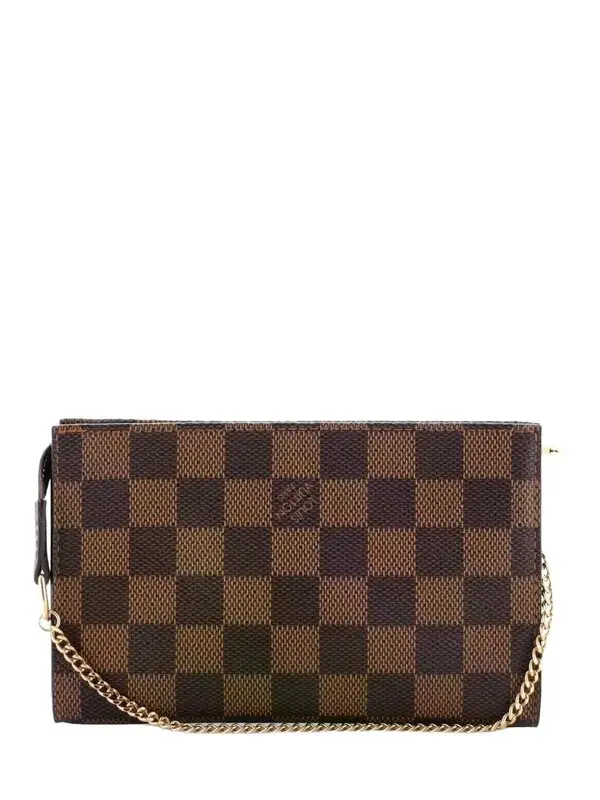 LOUIS VUITTON Marais Bucket Zip Damier Pouch - Brown
