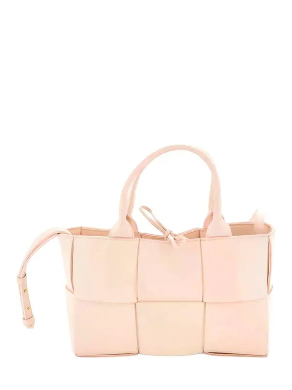 Bottega Veneta Arco Maxi Intrecciato Leather Mini Tote Bag - Neutrals