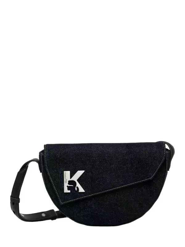 Karl Lagerfeld Logo-plaque Mini Bag - Blue