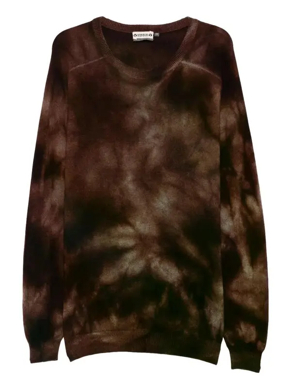 A.N.G.E.L.O. VINTAGE UPCYCLING Tie-dye Sweater - Brown