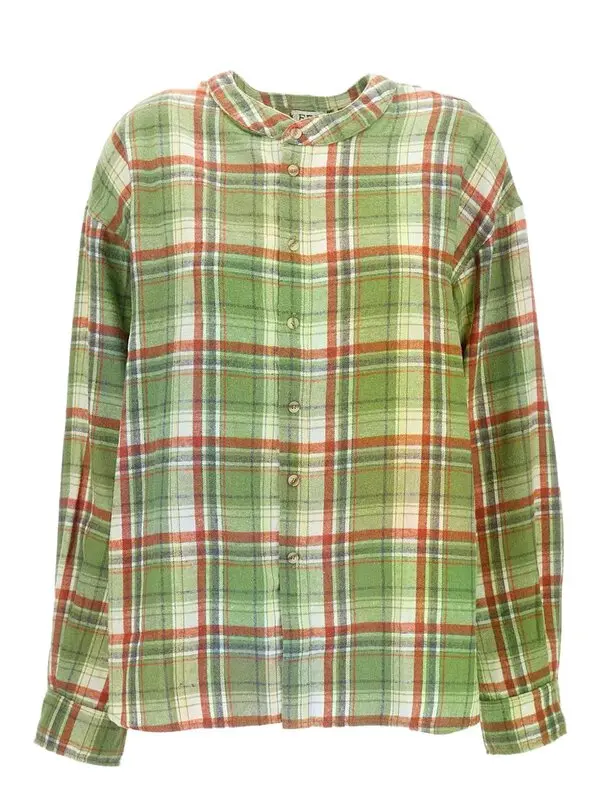 EPL Check Long-sleeve Shirt - Green