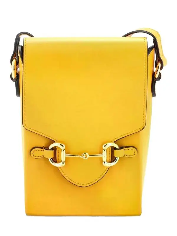 Gucci Horsebit 1955 Mini Crossbody Bag - Yellow