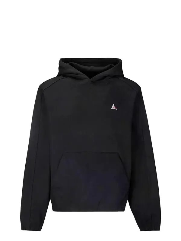 ROA Logo-print Hoodie - Black