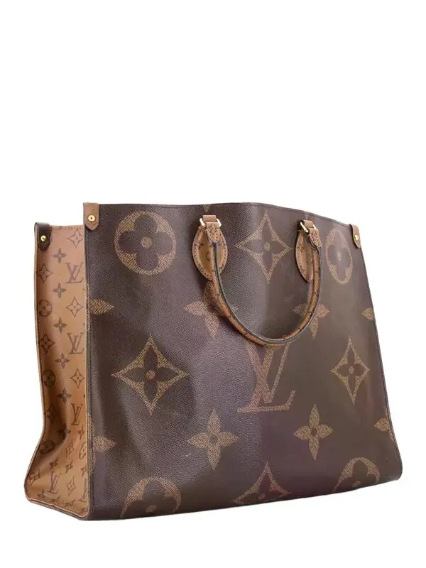 LOUIS VUITTON Onthego Reverse Monogram Giant Gm Tote Bag - Brown