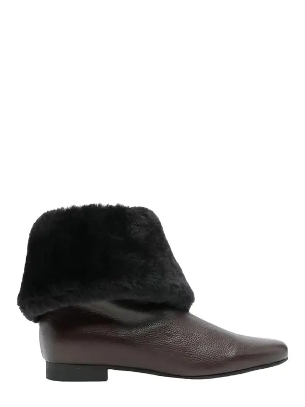 TOTEME Shearling Boots - Brown