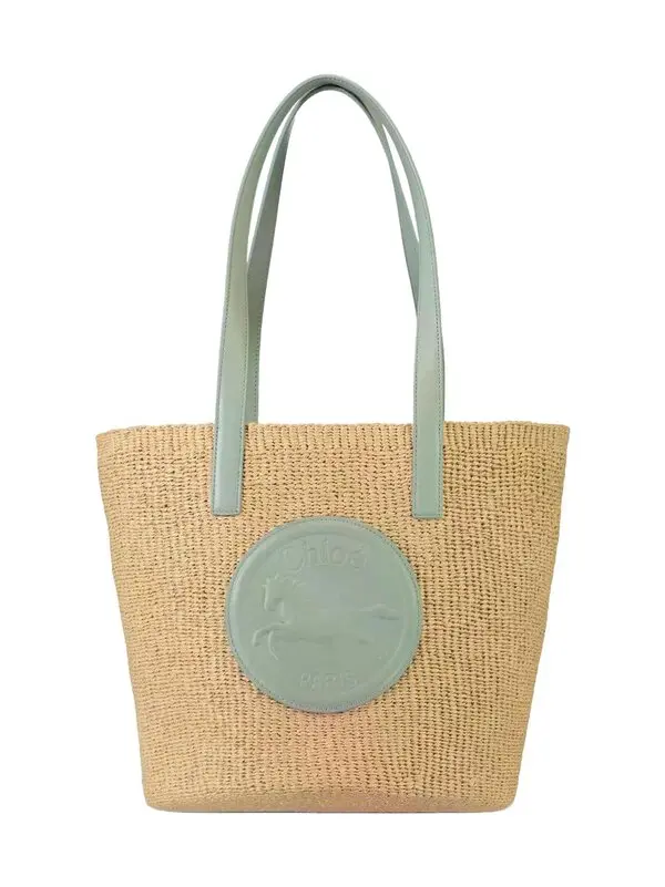 Chloé X Mifuko Horse Medal Tote Bag - Neutrals