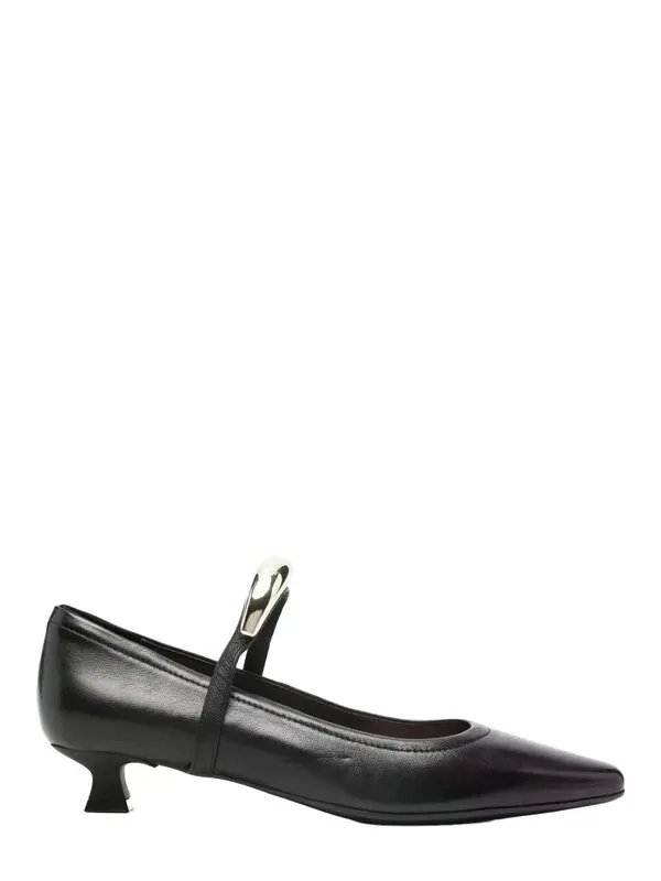 MARC ELLIS 30mm Strap Detail Pumps - Black