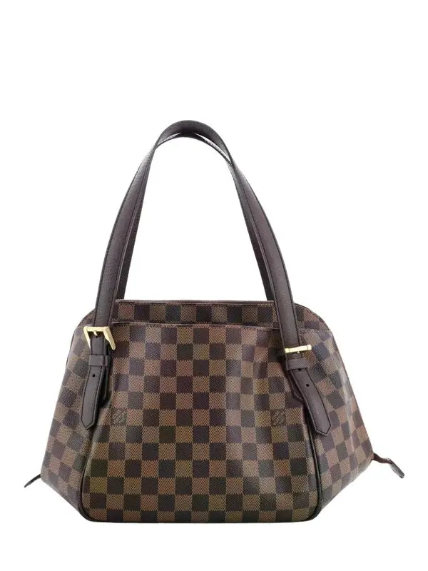 LOUIS VUITTON Belem Mm Damier Handbag - Brown