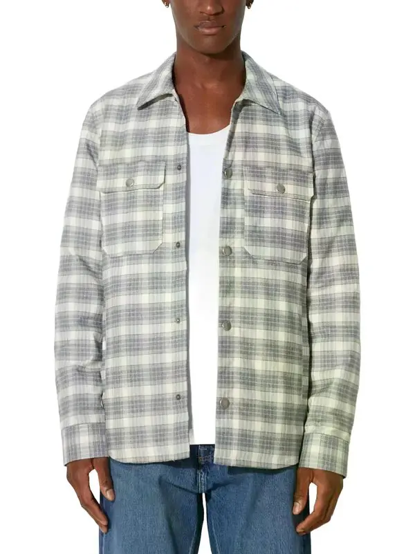 A.p.c. Check-pattern Pocket Shirt - Neutrals