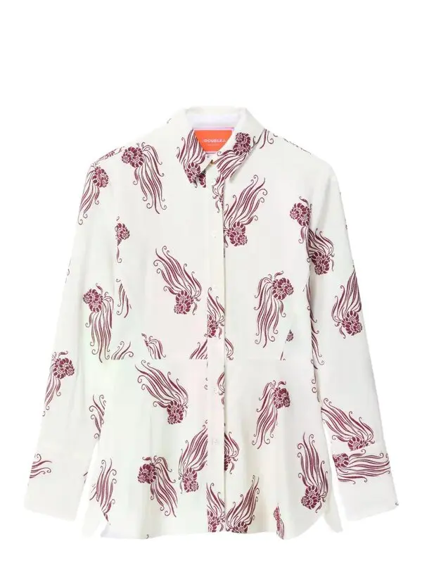 La DoubleJ Iris Floral-print Shirt - Neutrals