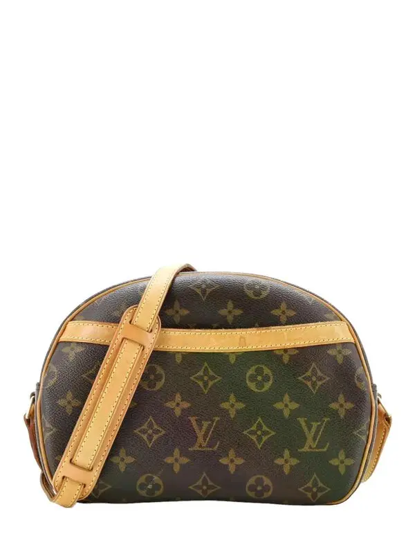 LOUIS VUITTON Blois Handbag Monogram Canvas Crossbody Bag - Brown