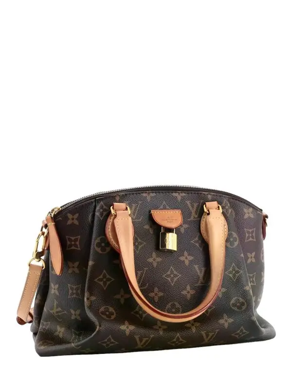 LOUIS VUITTON Rivoli Handbag Monogram Canvas Mm - Brown