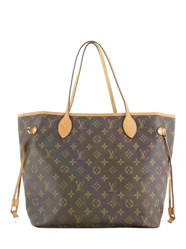 LOUIS VUITTON Neverfull Monogram Canvas Mm Tote Bag - Brown