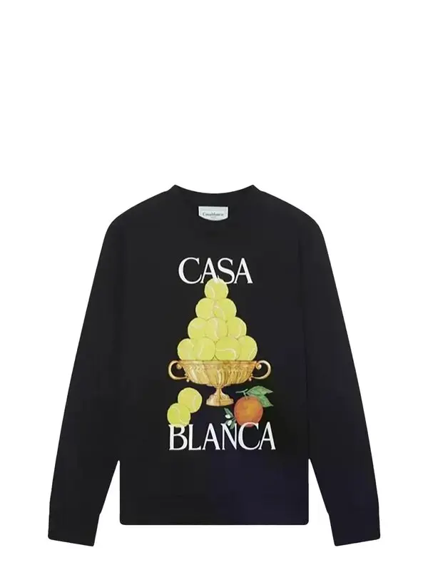 Casablanca La Corbeille D'oranges Sweatshirt - Black