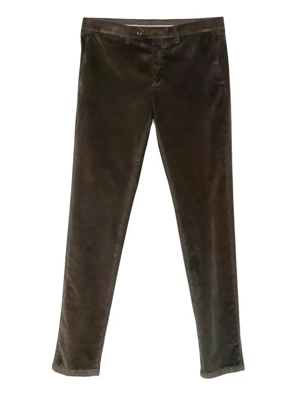 Canali Corduroy Trousers - Brown