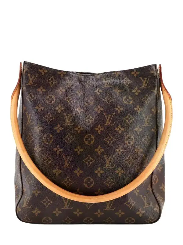 LOUIS VUITTON Looping Handbag Damier Gm Shoulder Bag - Brown