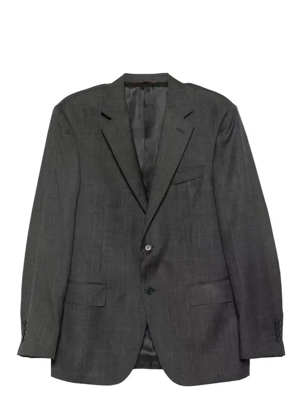 Canali Checked Suit - Grey