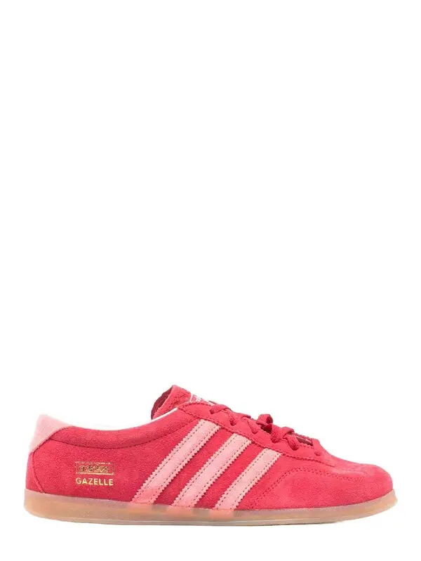 Adidas Gazelle Three-stripe Trainers - Red